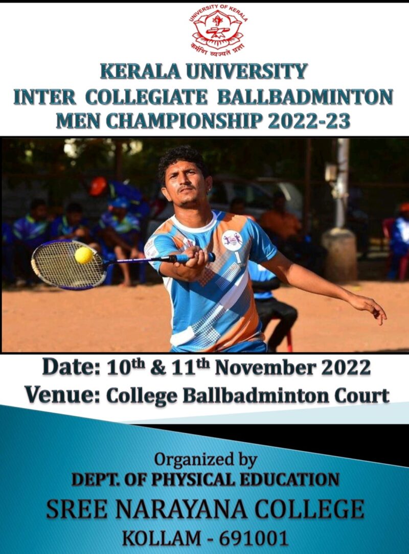 Inter Collegiate Ball Badminton Men Championship 2022-23 – Sree ...